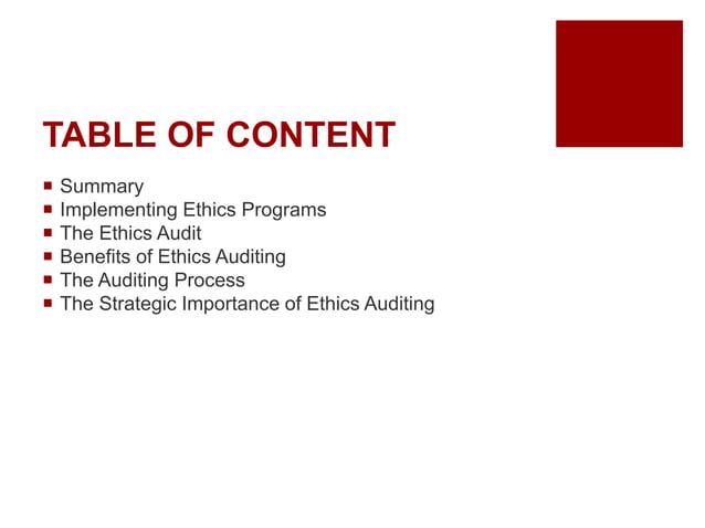 Chapter 9 Managing and Controlling Ethics Programs | PPTX