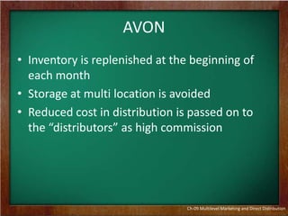 Multilevel Marketing & Direct Distribution | PPTX