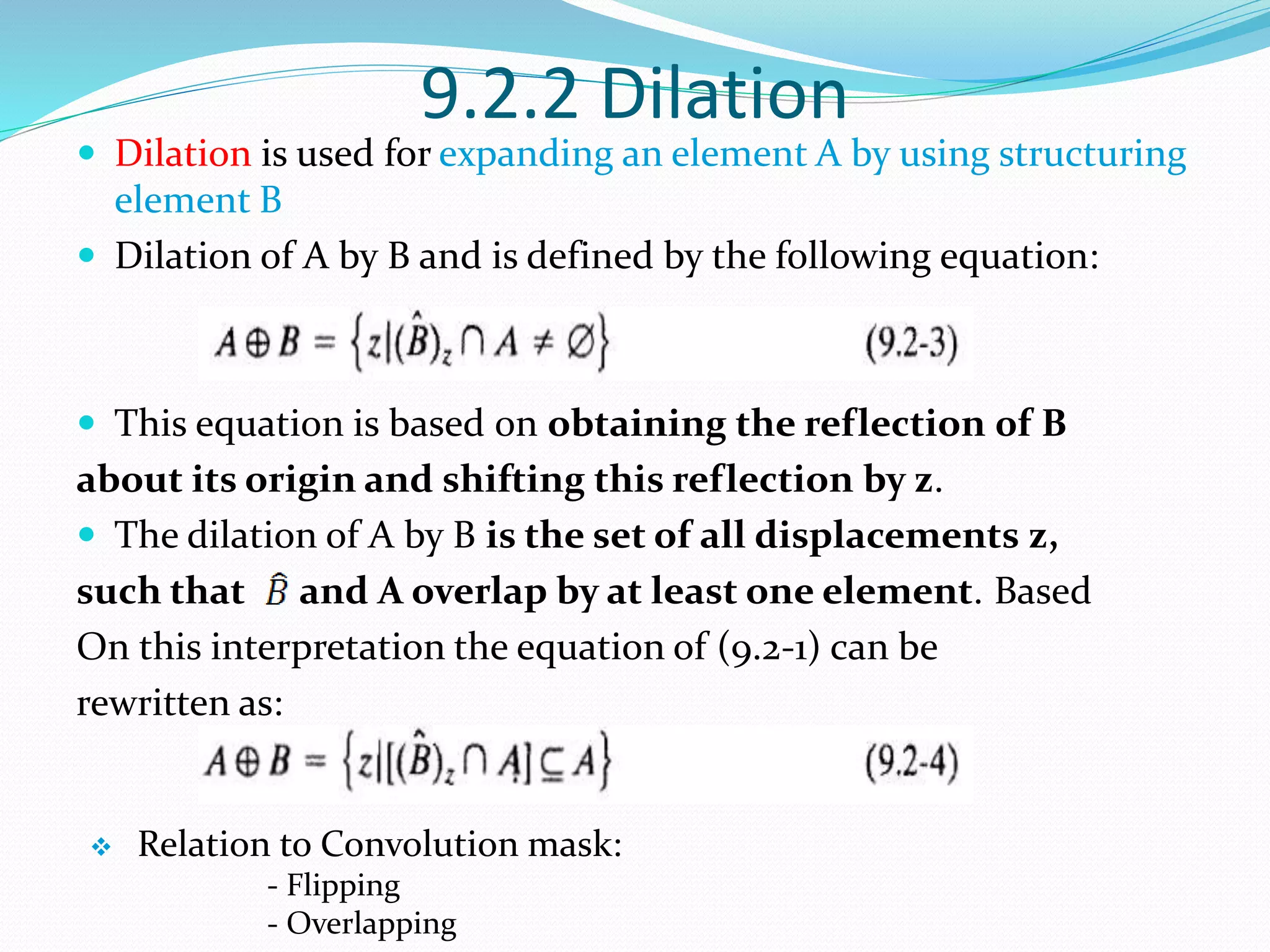 Chapter 9 morphological image processing | PPTX