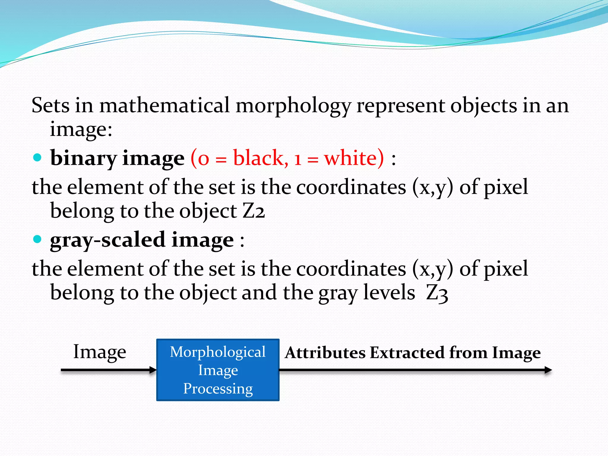 Chapter 9 morphological image processing | PPTX
