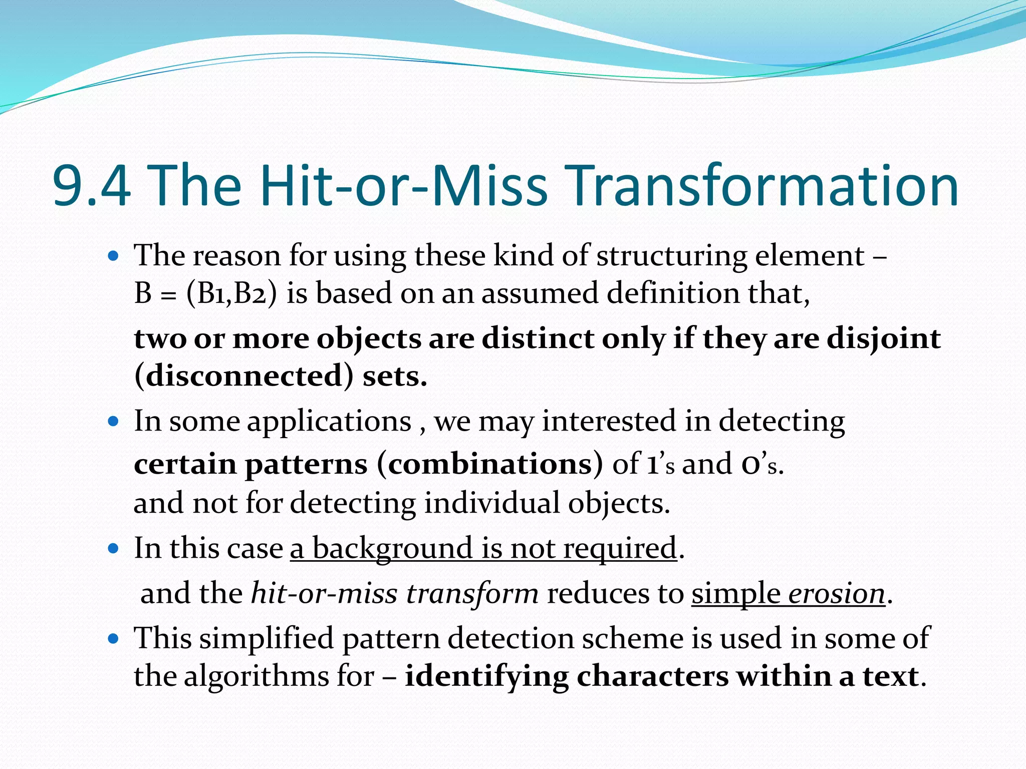 Chapter 9 morphological image processing | PPTX | Geology | Science