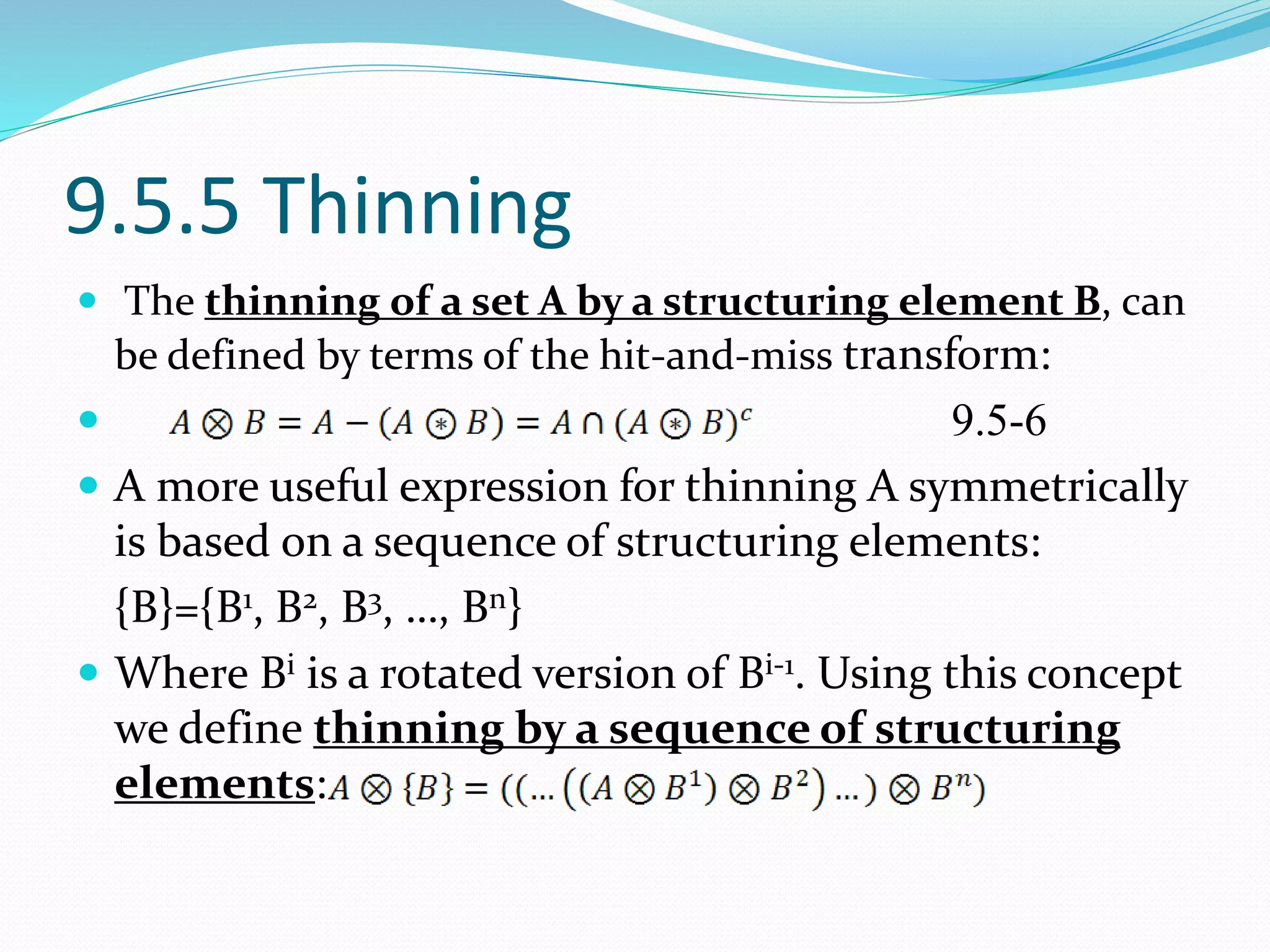 Chapter 9 morphological image processing | PPTX | Geology | Science