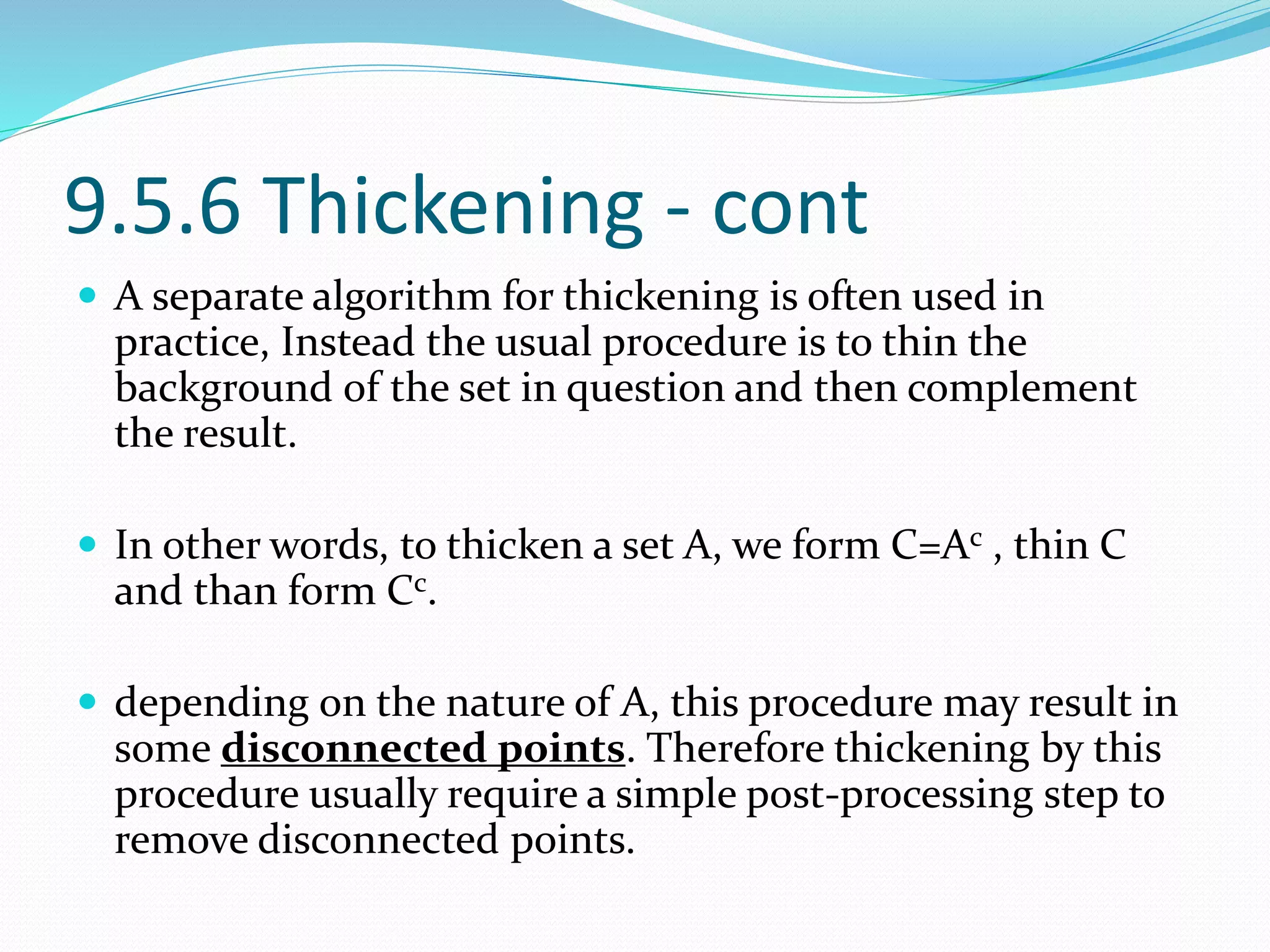 Chapter 9 morphological image processing | PPTX | Geology | Science