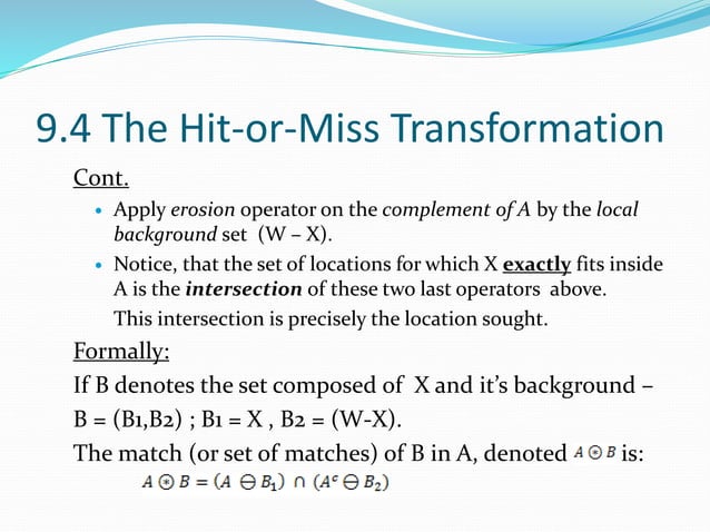Chapter 9 morphological image processing | PPTX | Geology | Science
