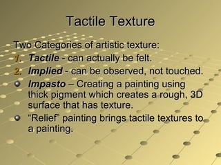Chapter 9 pattern and texture | PPT