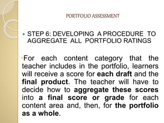 PORTFOLIO ASSESSMENT | PPTX