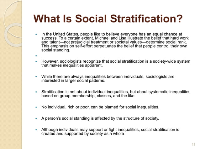 Chapter 9 social stratification in the united states | PPT