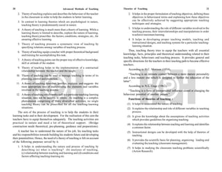 Advanced methods of teaching Advanced methods of teaching | PDF