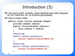 Chapter 9 Abstract Class | PPT