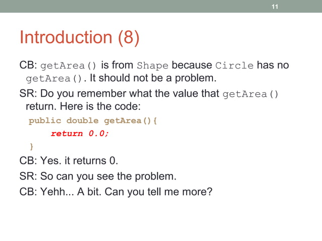 Java Programming Introduction To Abstract Class Ppt Free Download