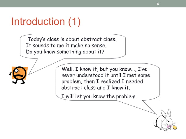 Java Programming Introduction To Abstract Class Ppt