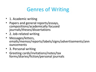 Chapter 9( assessing writing) | PPT