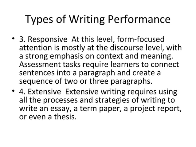 Chapter 9( assessing writing) | PPT | Educational Assessment | Education