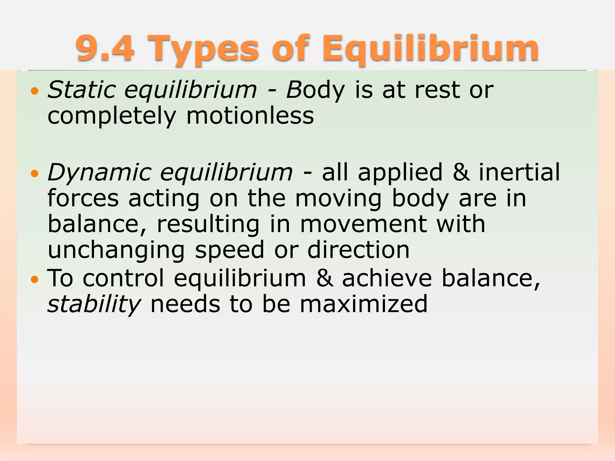 Chapter 9 Biomechanics and Sports | PPTX