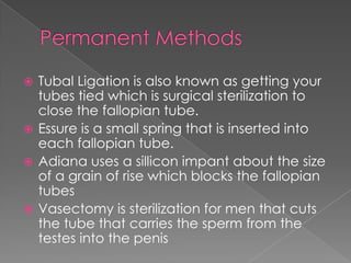 Chapter 9 birthcontrol | PPT