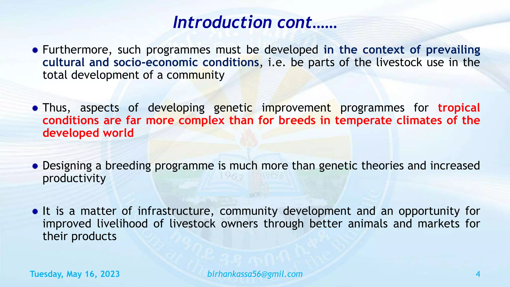 Chapter 9_Breeding program options_Birhan.pptx