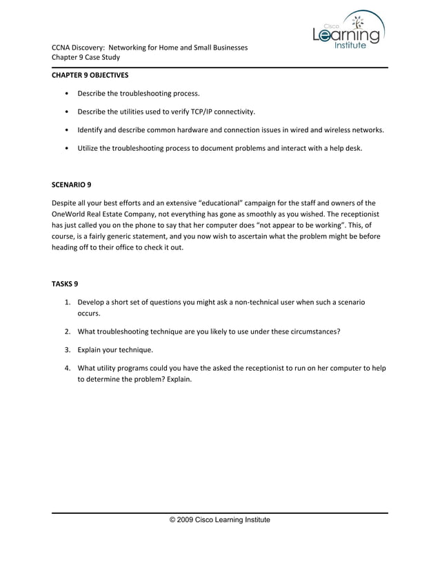 Chapter 9 Case Study Pdf
