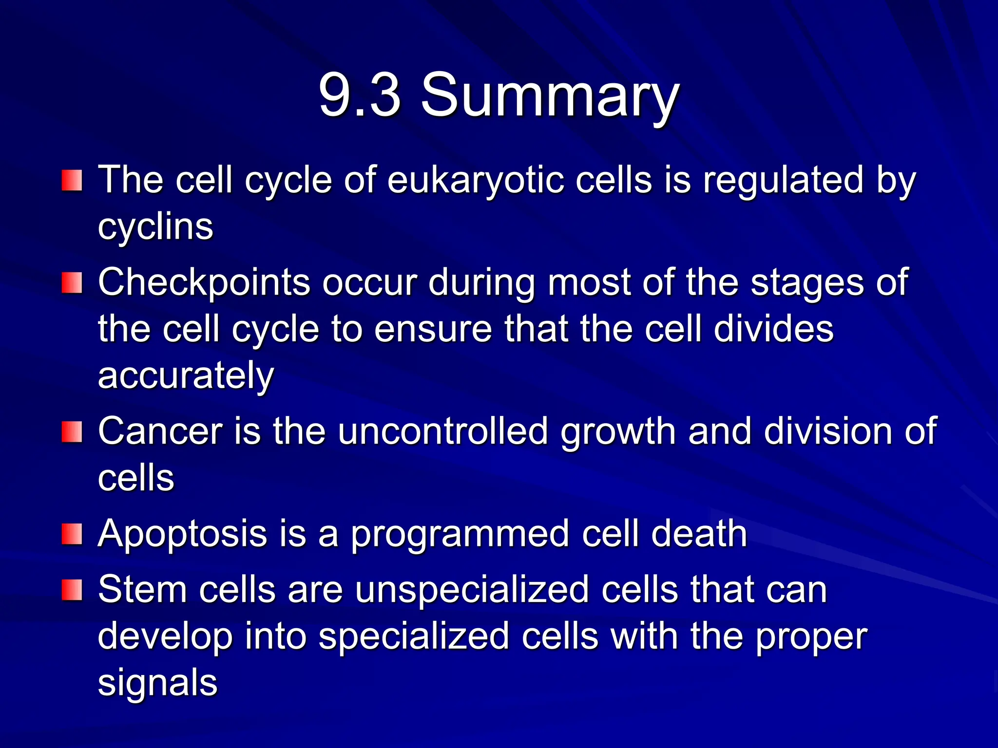 Chapter 9 Cellular Reproduction Science 8 | PPT