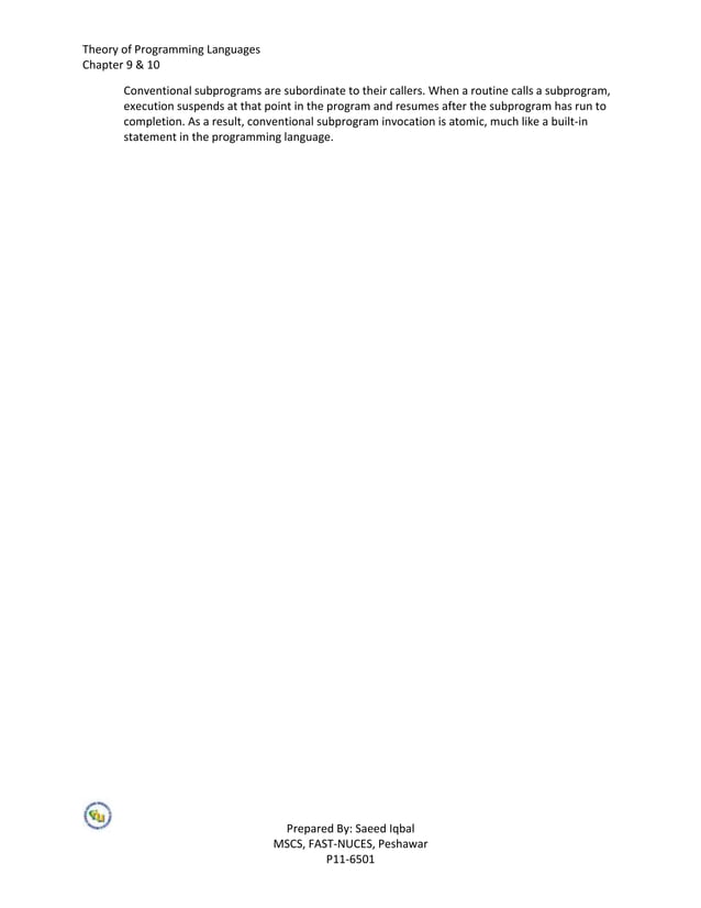 Chapter 9 & chapter 10 solutions | DOCX