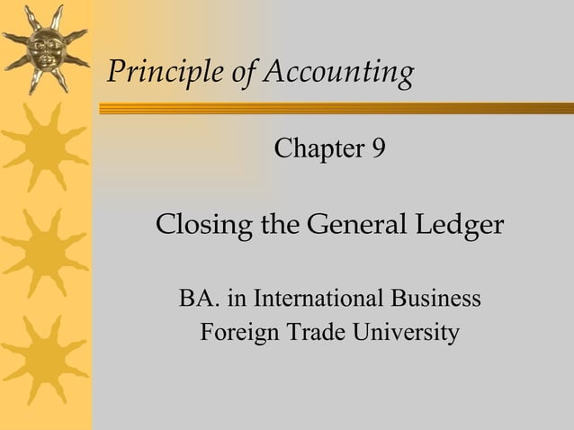Chapter 9 closing the general ledger clc | PPT
