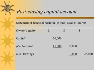 Chapter 9 closing the general ledger clc | PPT