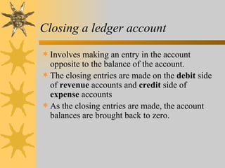 Chapter 9 closing the general ledger clc | PPT