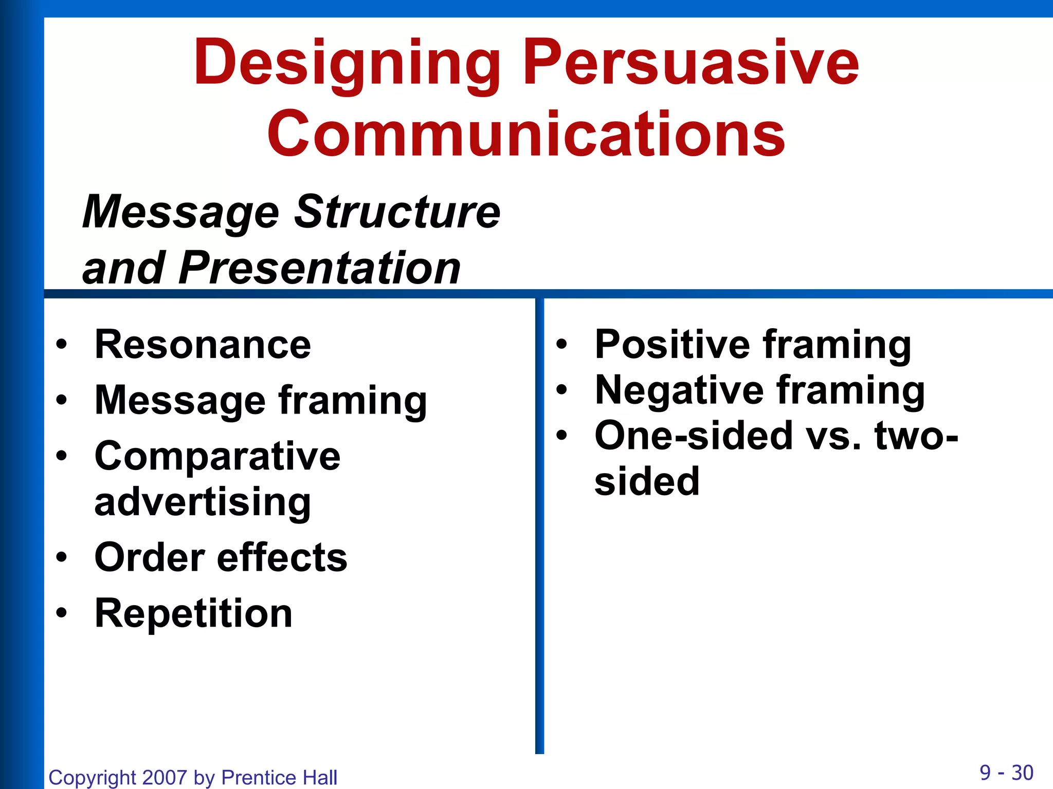 Chapter 9 Communication And Consumer Behavior | PPT