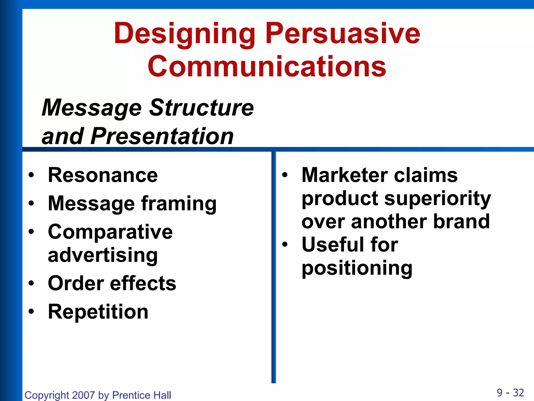 Chapter 9 Communication And Consumer Behavior | PPT