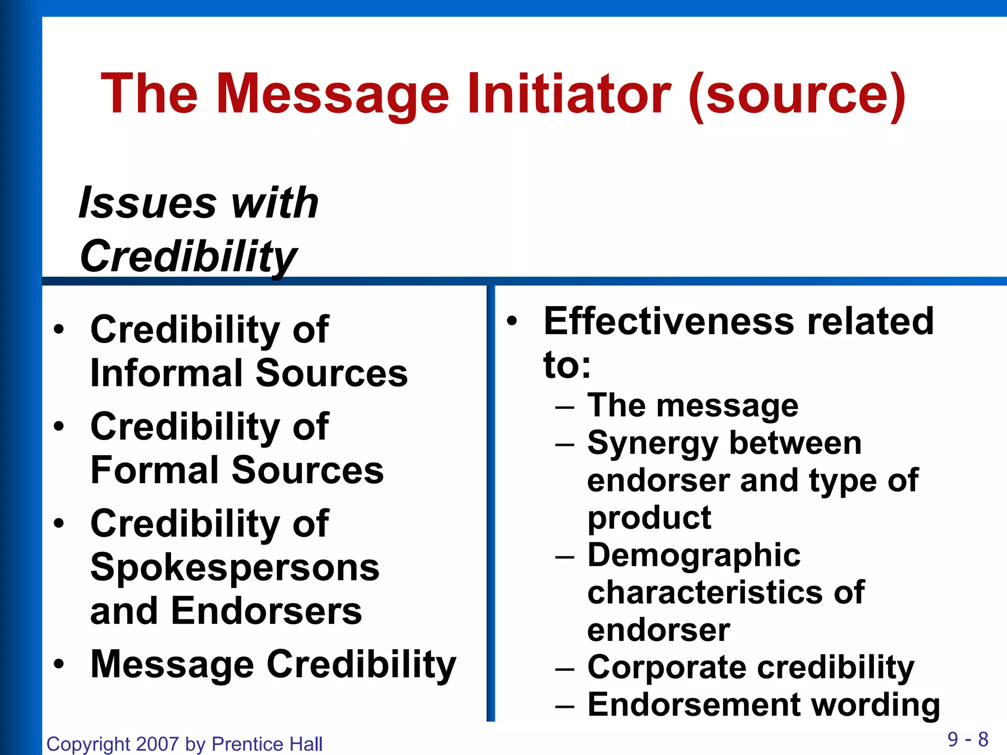 Chapter 9 Communication And Consumer Behavior | PPT