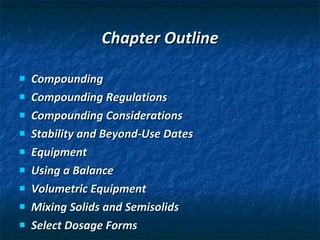 Chapter 9 compounding | PPT