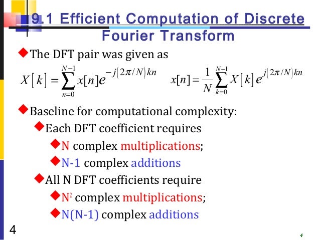 Chapter 9 Computation Of The Dft 7662