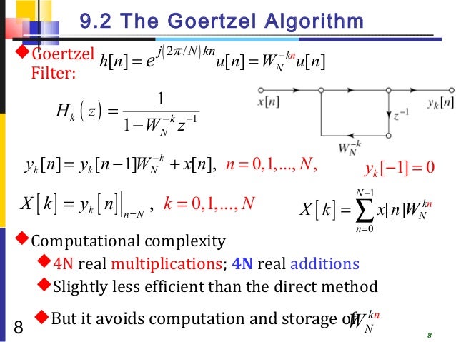 Chapter 9 Computation Of The Dft