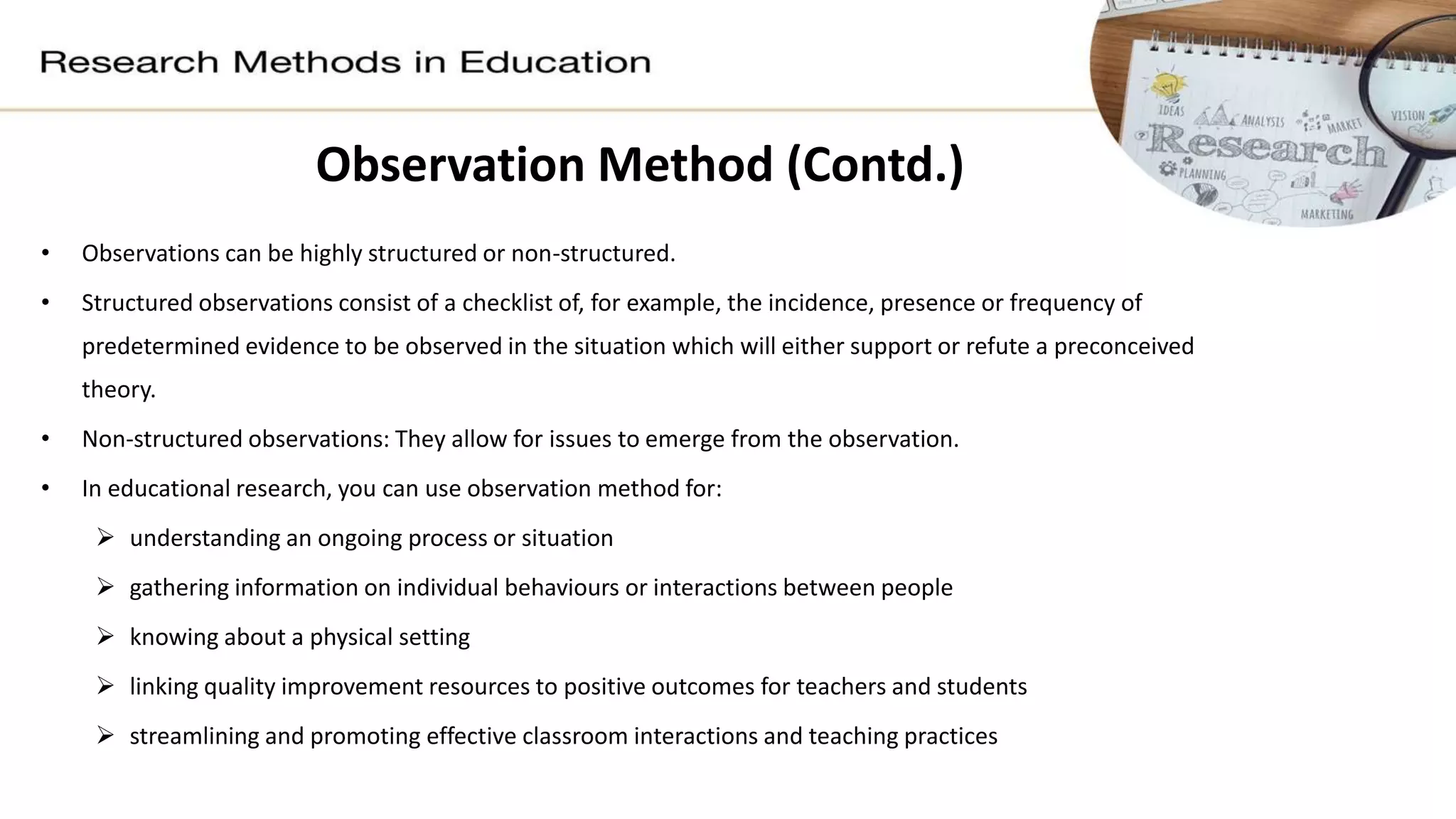 Chapter 9 Data Collection Observation Interviews and Tests | PPTX