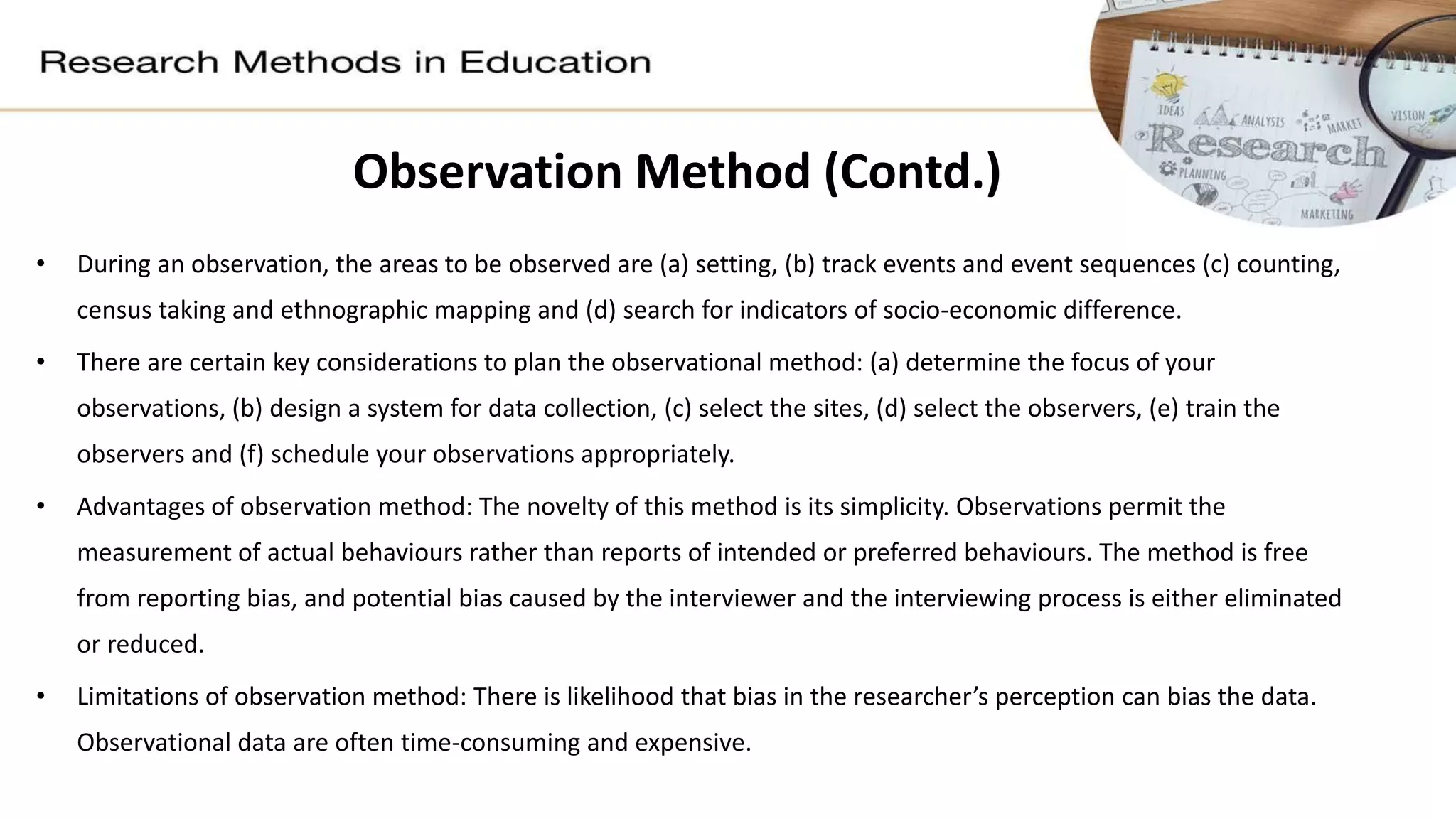 Chapter 9 Data Collection Observation Interviews and Tests | PPTX