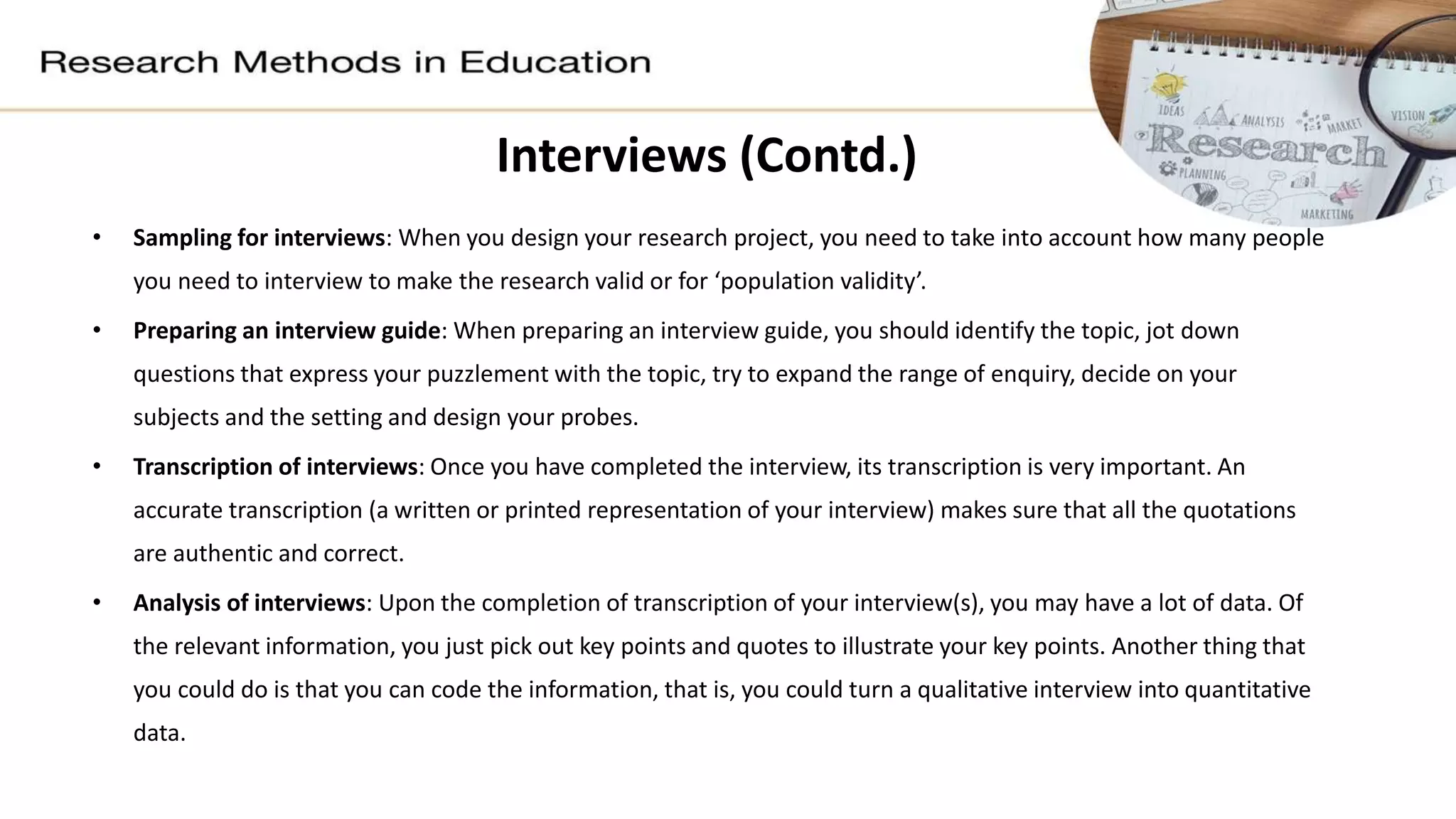 Chapter 9 Data Collection Observation Interviews and Tests | PPTX