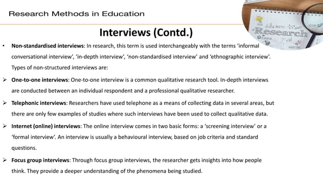 Chapter 9 Data Collection Observation Interviews and Tests | PPTX ...