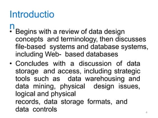 Chapter 9 Data Design .pptxInformation Technology Project Management ...