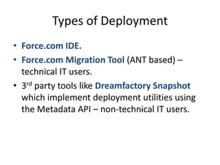 SFDC Deployments | PPT