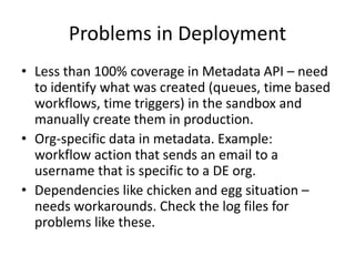 SFDC Deployments | PPT