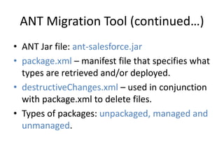SFDC Deployments | PPT