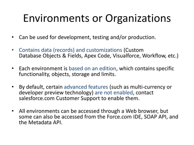 SFDC Deployments | PPT
