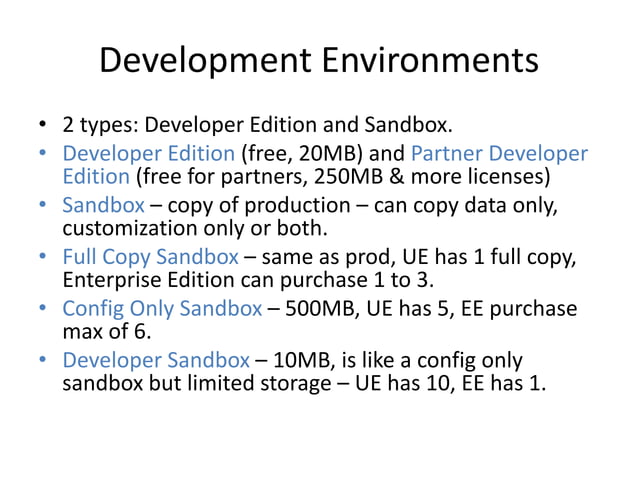 SFDC Deployments | PPT