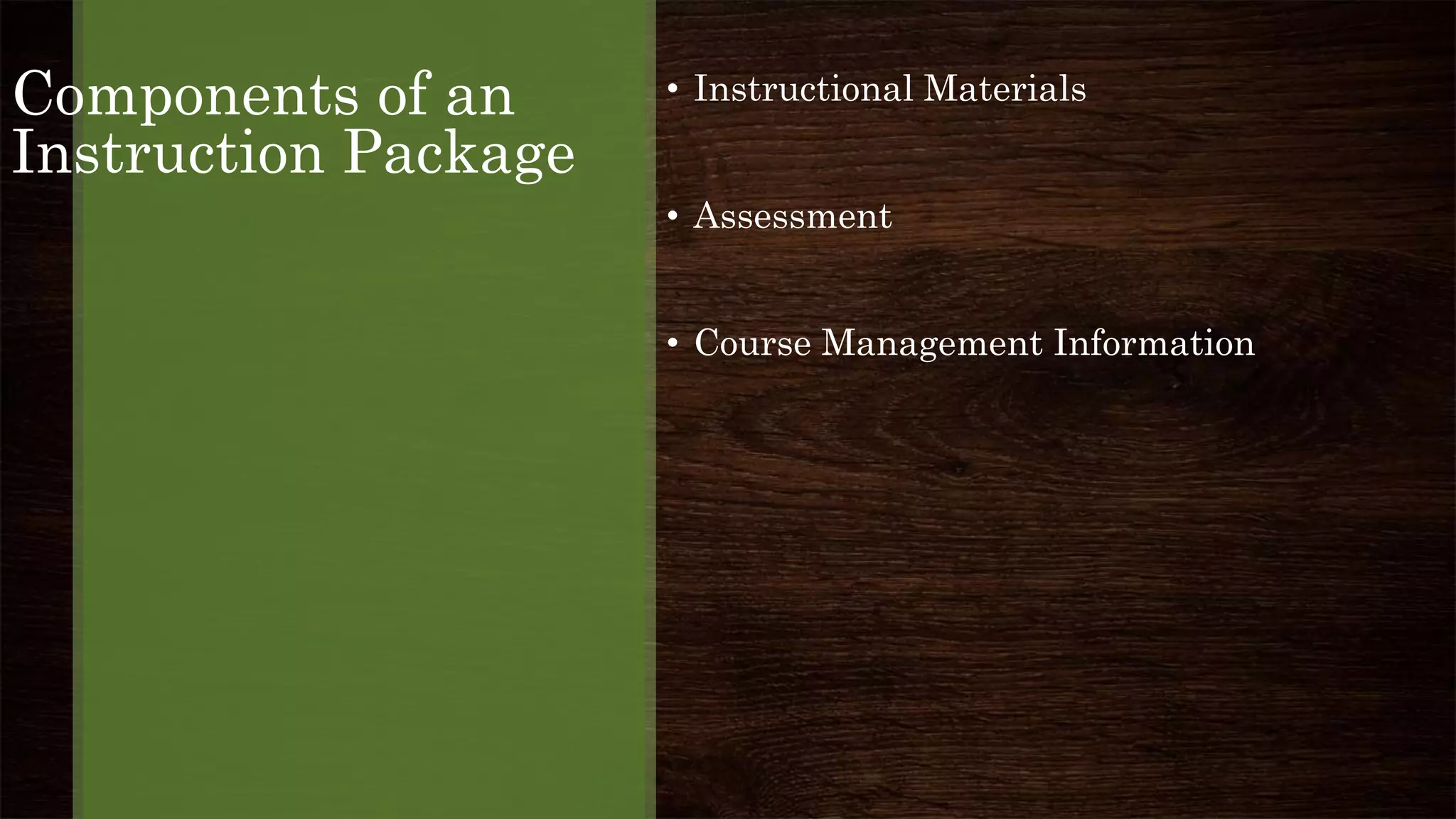 Chapter 9 developing instructional materials | PPT