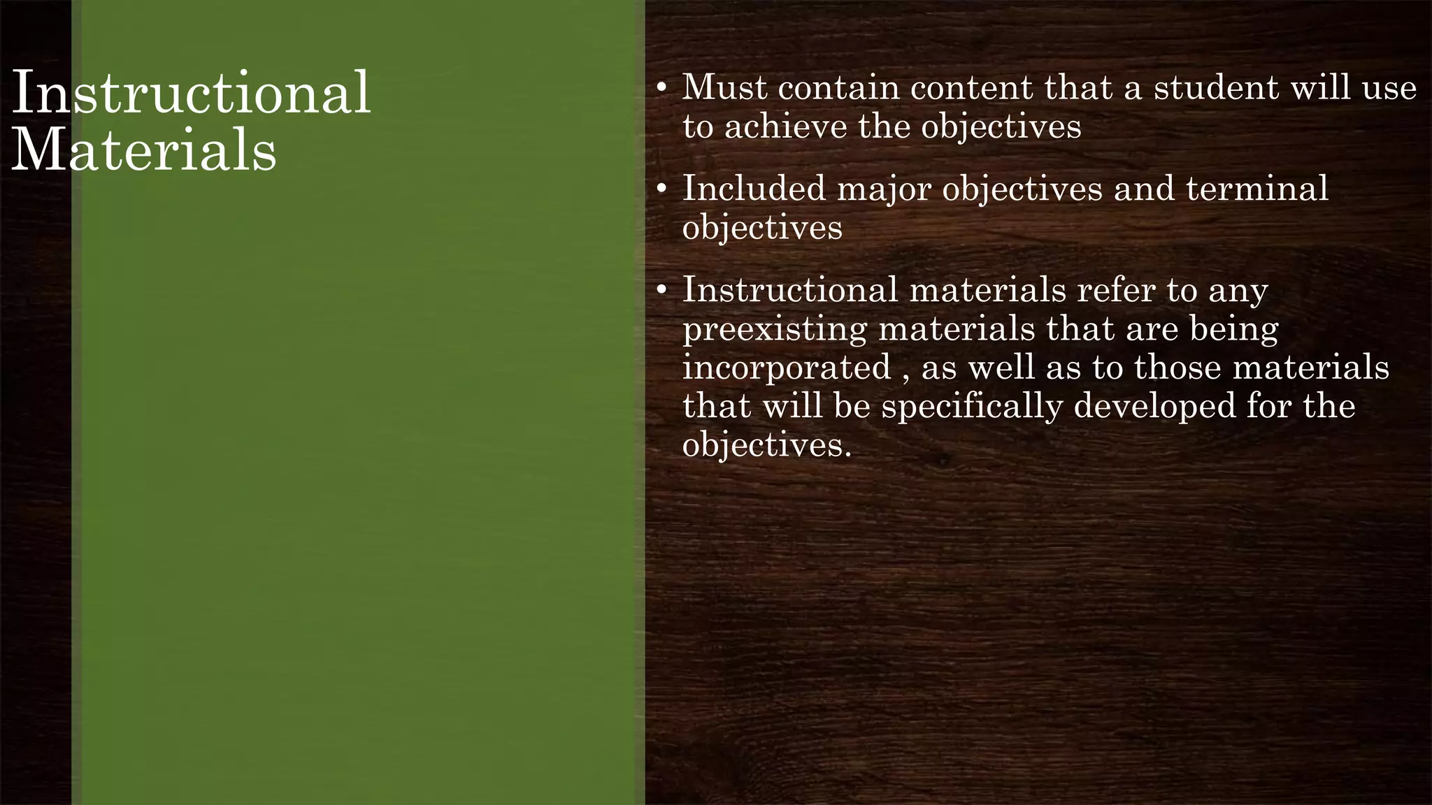 Chapter 9 developing instructional materials | PPT