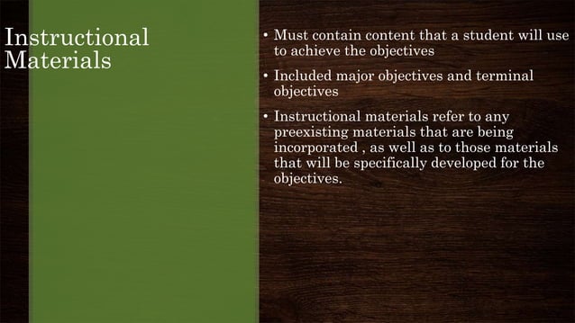 Chapter 9 developing instructional materials | PPT