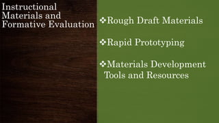 Chapter 9 developing instructional materials | PPT