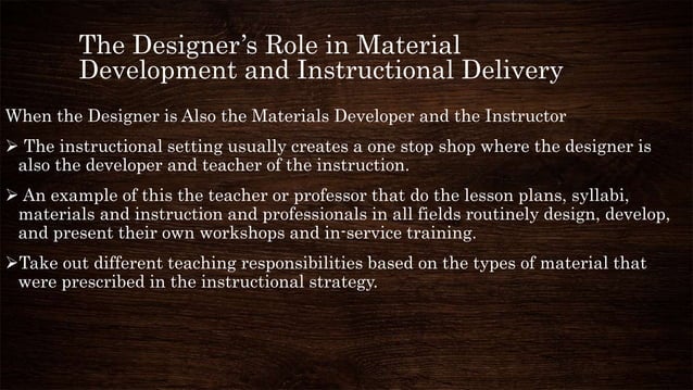 Chapter 9 developing instructional materials | PPT