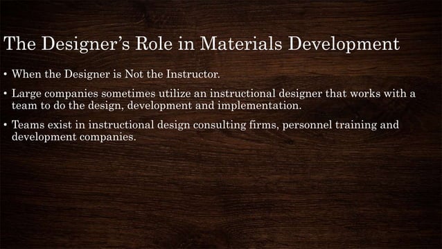 Chapter 9 developing instructional materials | PPT