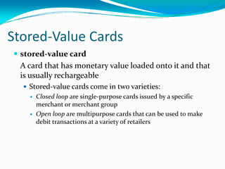 electronic commerce payment systems | PPT