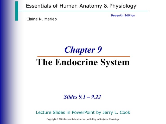 Chapter 9 endocrine SYSTEM, ENDCRINE GLANDS | PPT